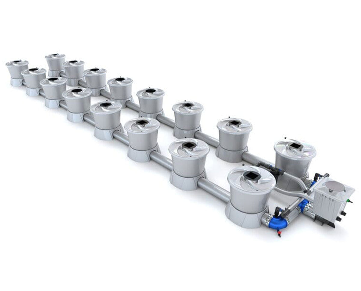 Alien Deep Water Culture V-SYSTEM 16 Pot 2 Row Kit — Grow Light Central