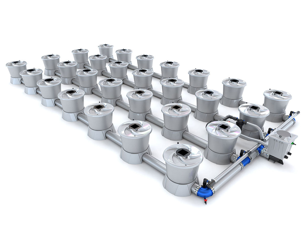 Alien Deep Water Culture V-SYSTEM 28 Pot 4 Row Kit — Grow Light Central