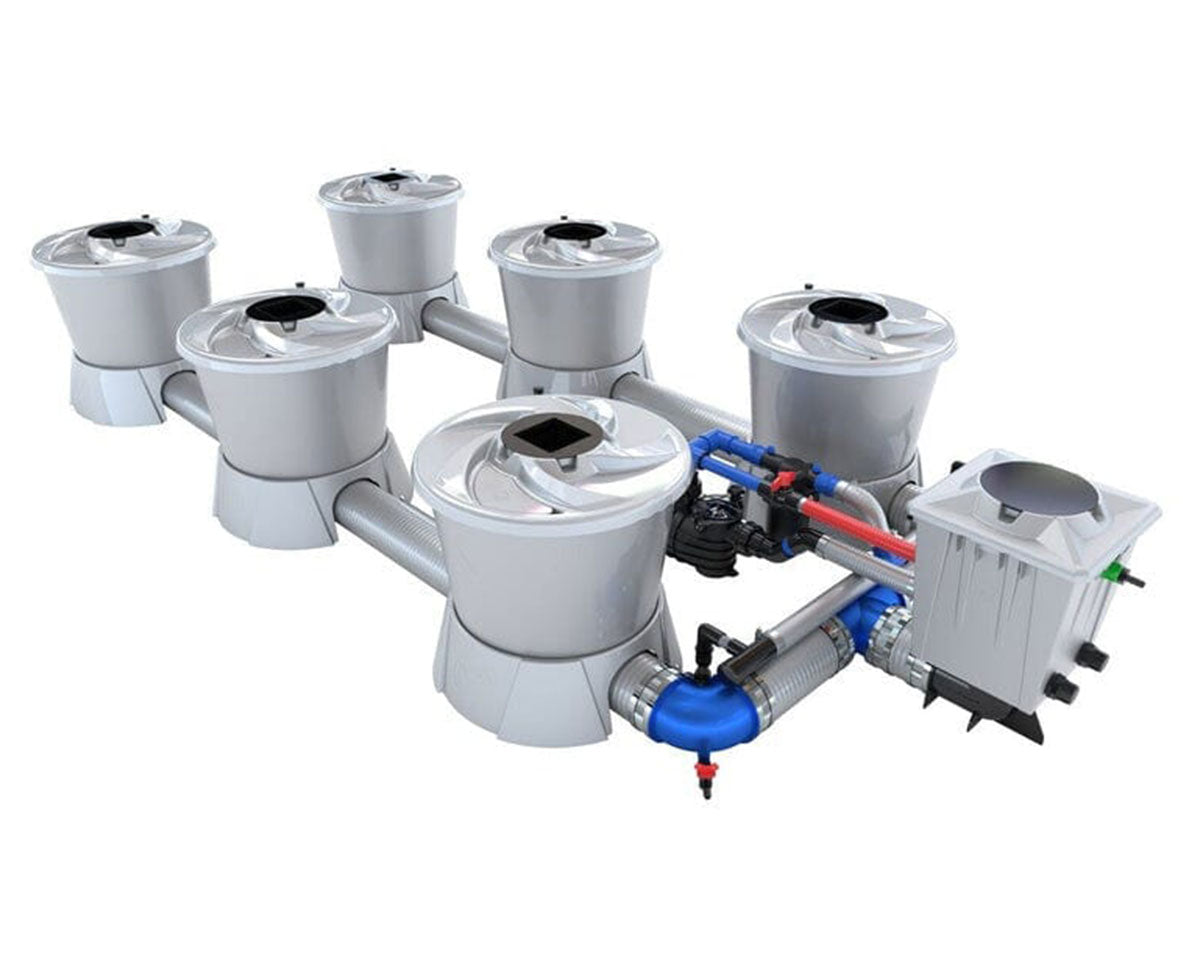 Alien Deep Water Culture V-SYSTEM 6 Pot 2 Row Kit — Grow Light Central