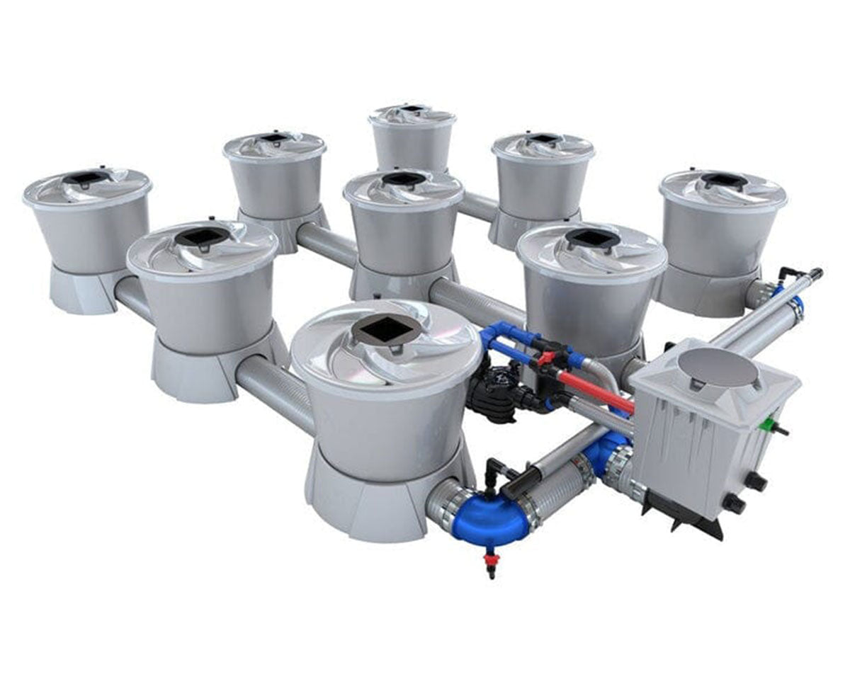 Alien Deep Water Culture V-SYSTEM 9 Pot 3 Row Kit — Grow Light Central