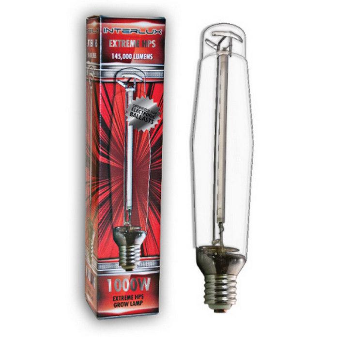 Buy Interlux Extreme HPS 1000 Watt Grow Light Bulb Online — Grow Light ...